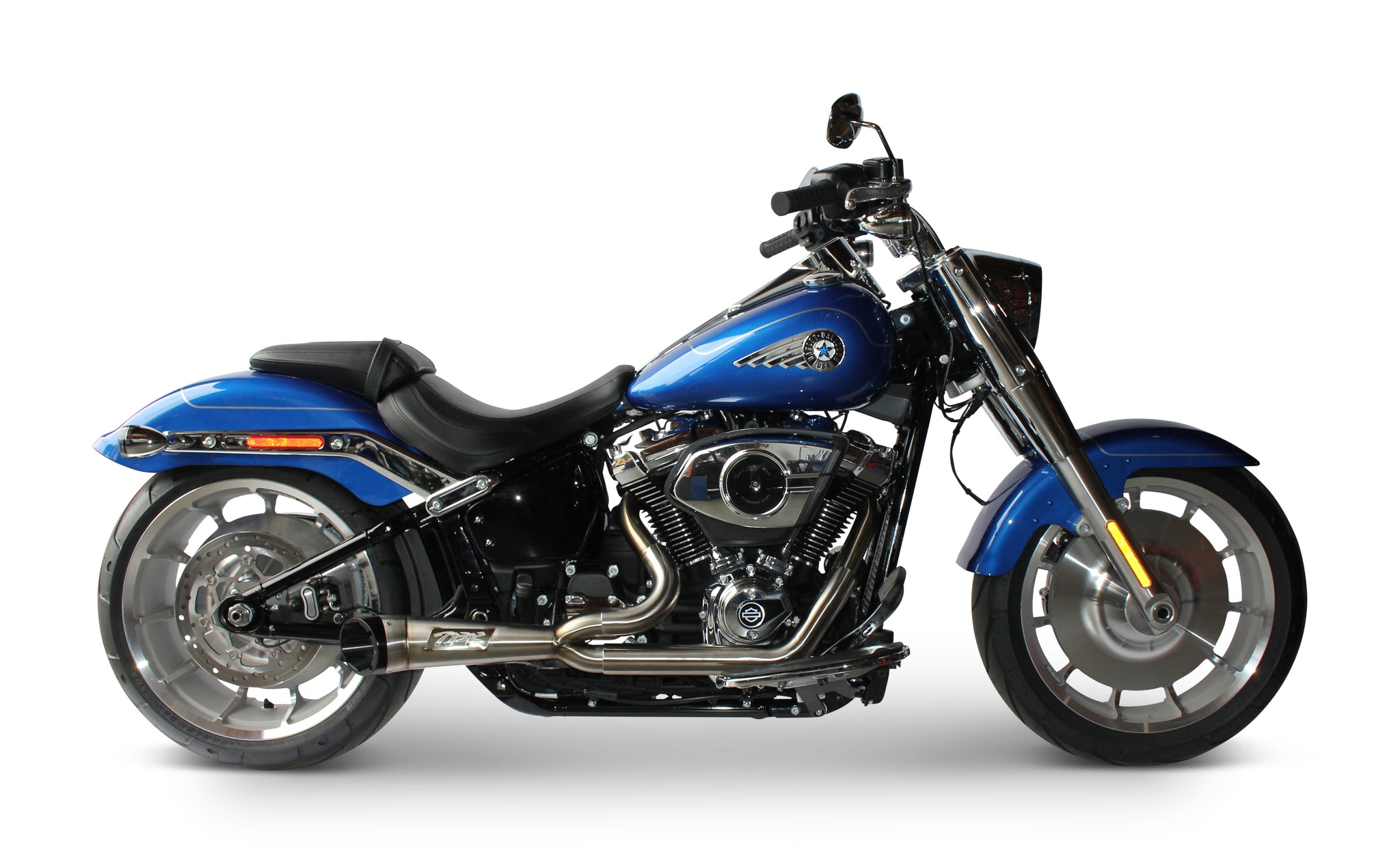 Harley Davidson Softail 2-into-1 Full Exhaust System (2025+) – Two ...