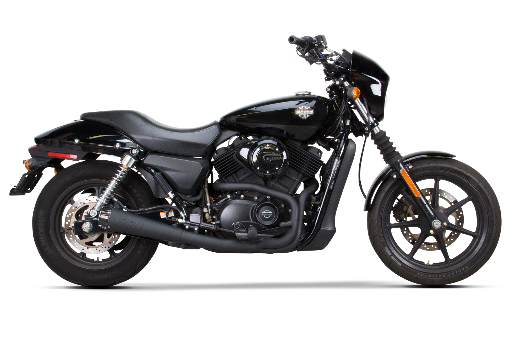 Harley Davidson Street 750/500 Comp-S 2-into-1 Full Exhaust System (20 ...